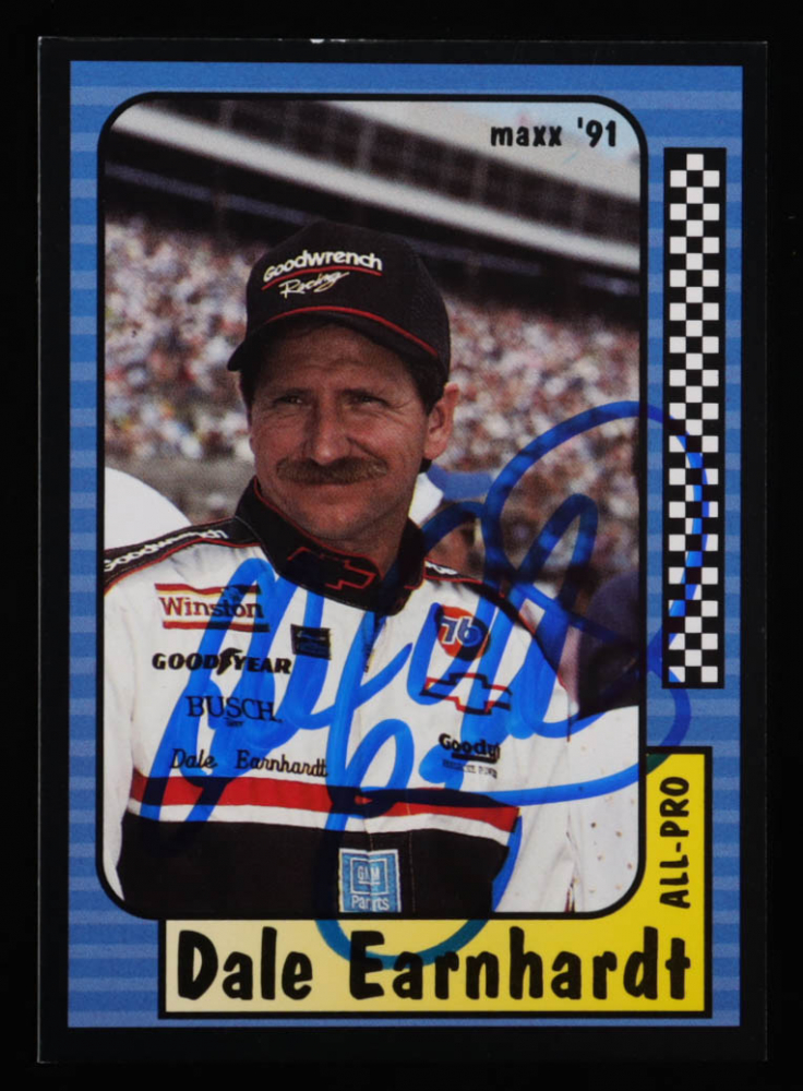 Dale Earnhardt Signed 1991 Maxx #220 All Pro (Beckett) | Pristine Auction