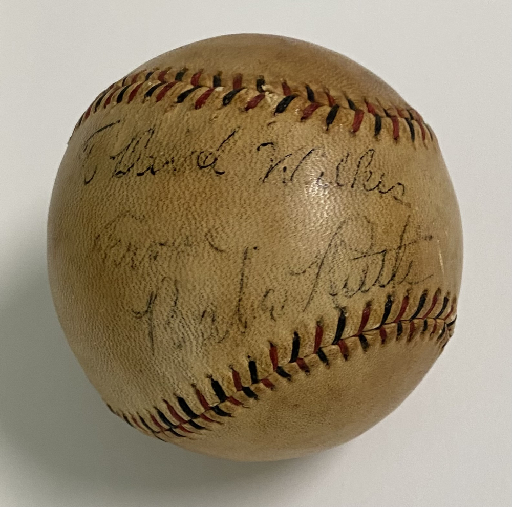 1920's Babe Ruth Signed Baseball Inscribed "From" (PSA) | Pristine Auction