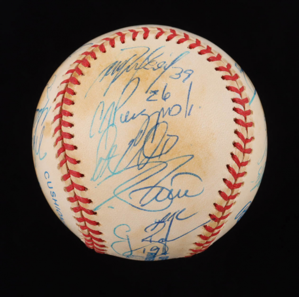 2002 Twins OAL Baseball Team-Signed by (21) with Joe Mauer, Torii ...