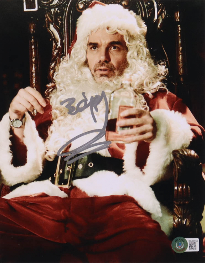 Billy Bob Thornton Signed "Bad Santa" 8x10 Photo (Beckett) | Pristine ...