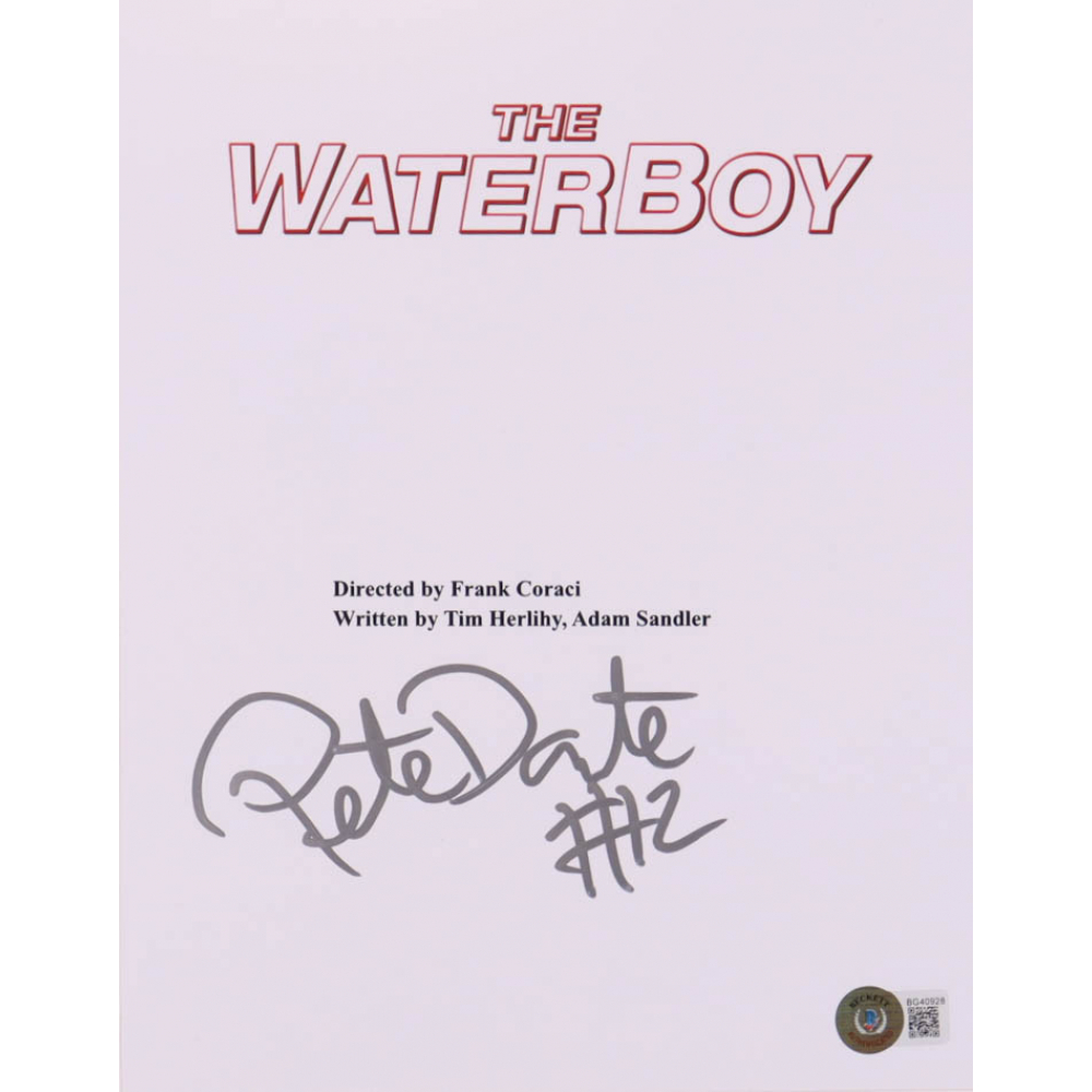 Peter Dante Signed "The Waterboy" 8x10 Photo (Beckett) | Pristine Auction