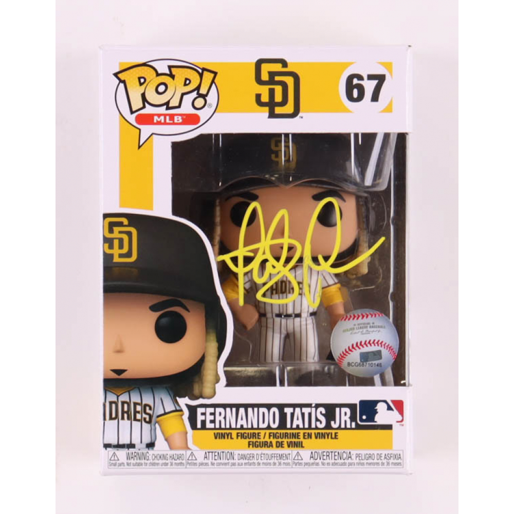 Fernando Tatis Jr. Signed Padres #67 Funko Pop! Vinyl Figure (Beckett ...