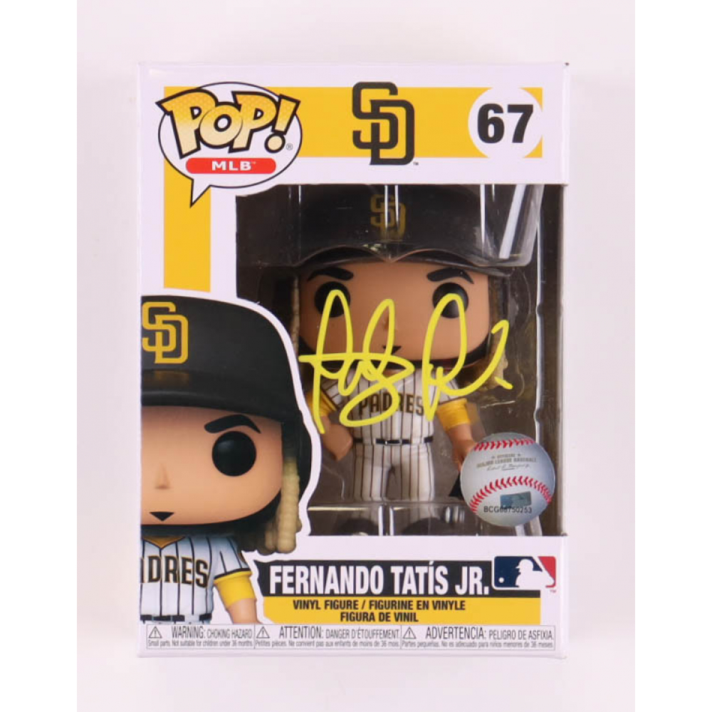 Fernando Tatis Jr. Signed Padres #67 Funko Pop! Vinyl Figure (Beckett ...