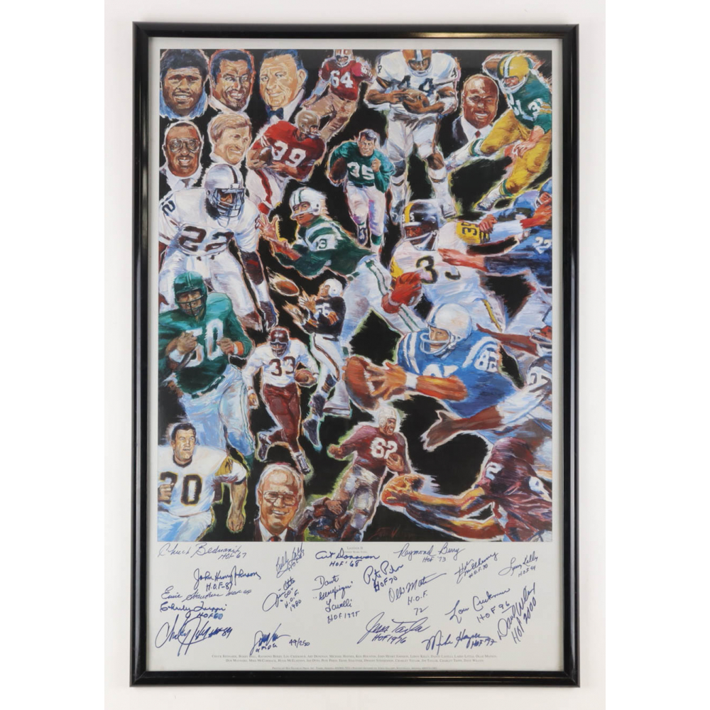 "Legends II" Custom Framed Print Signed by (19) with Chuck Bednarick ...