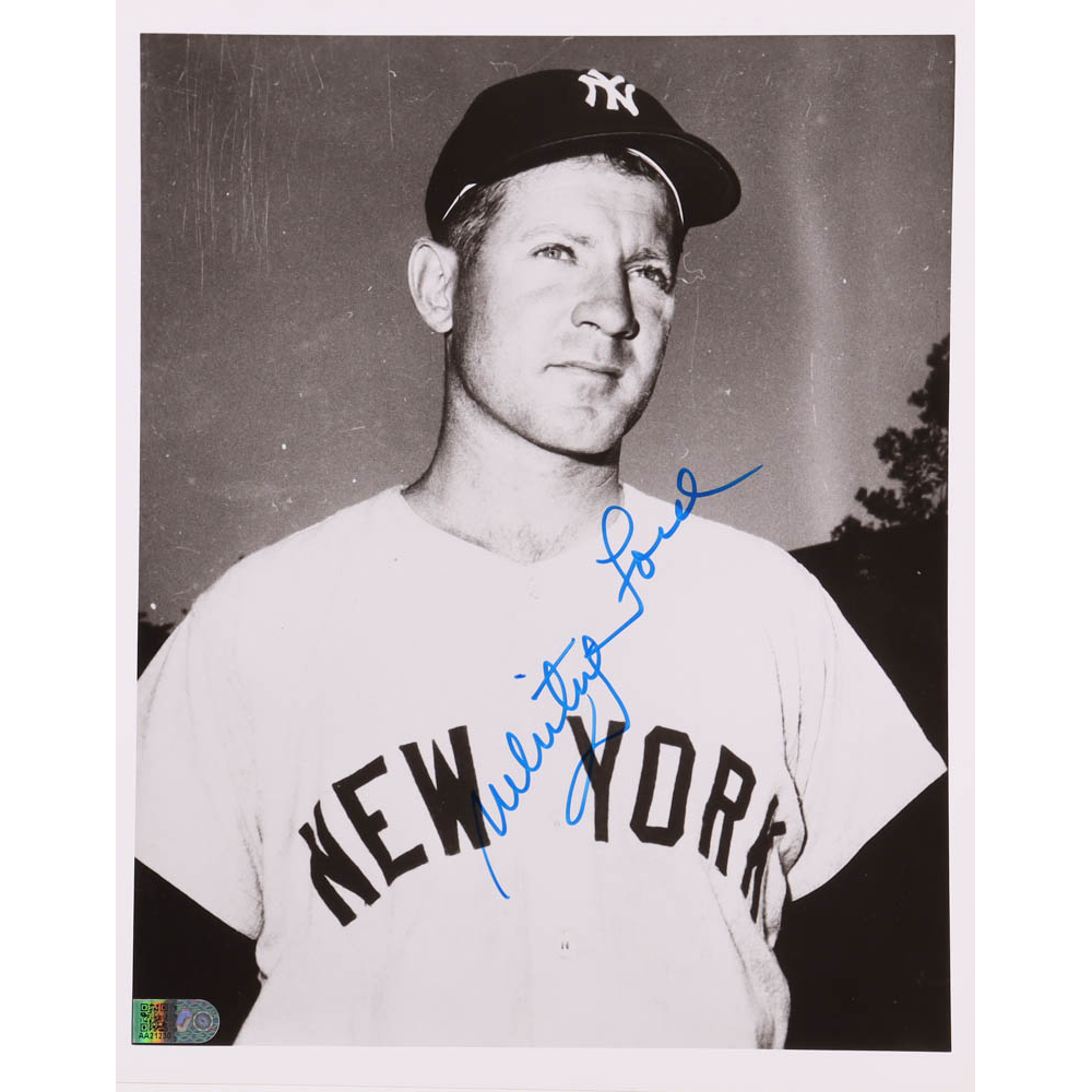 Whitey Ford Signed Yankees 8x10 Photo (AIV) | Pristine Auction