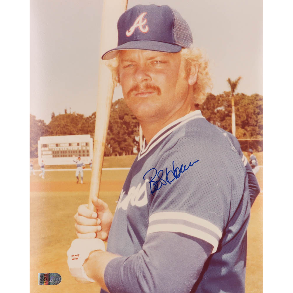 Bob Horner Signed Braves 8x10 Photo (AIV) | Pristine Auction