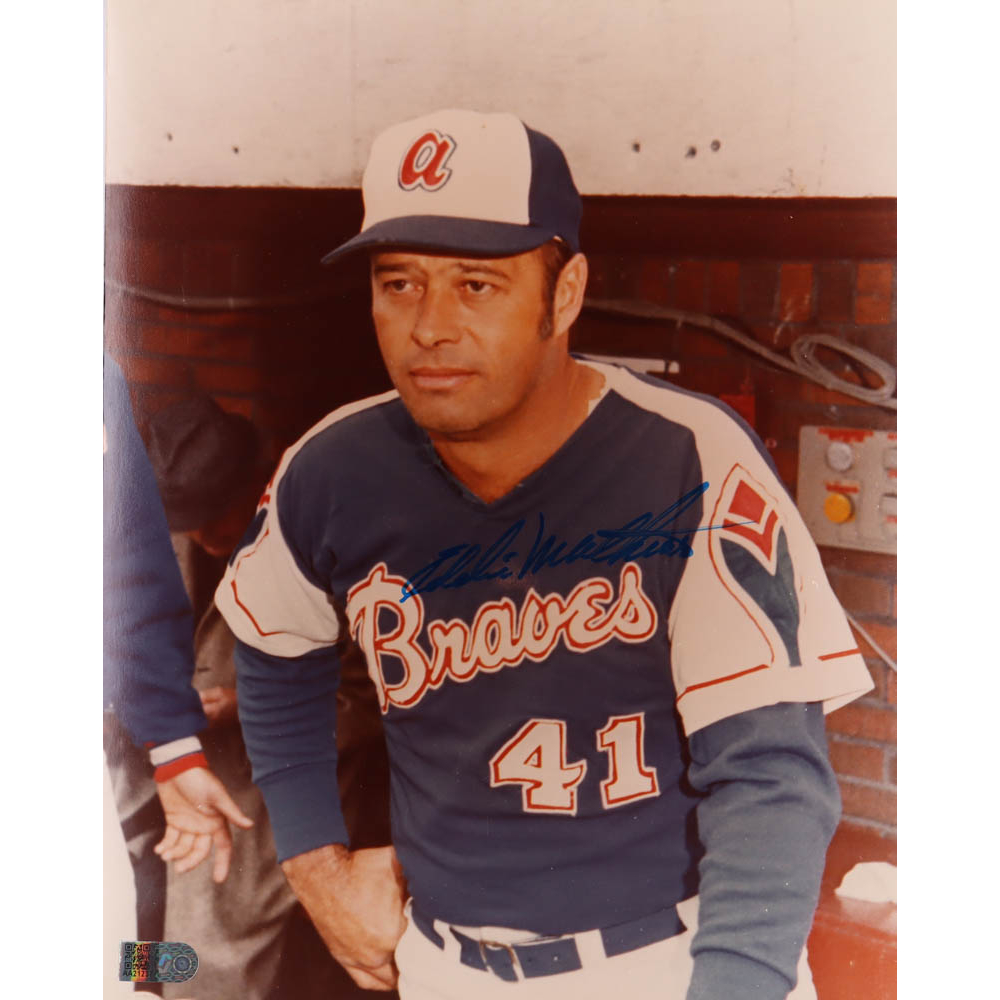 Eddie Mathews Signed Braves 8x10 Photo (AIV) | Pristine Auction