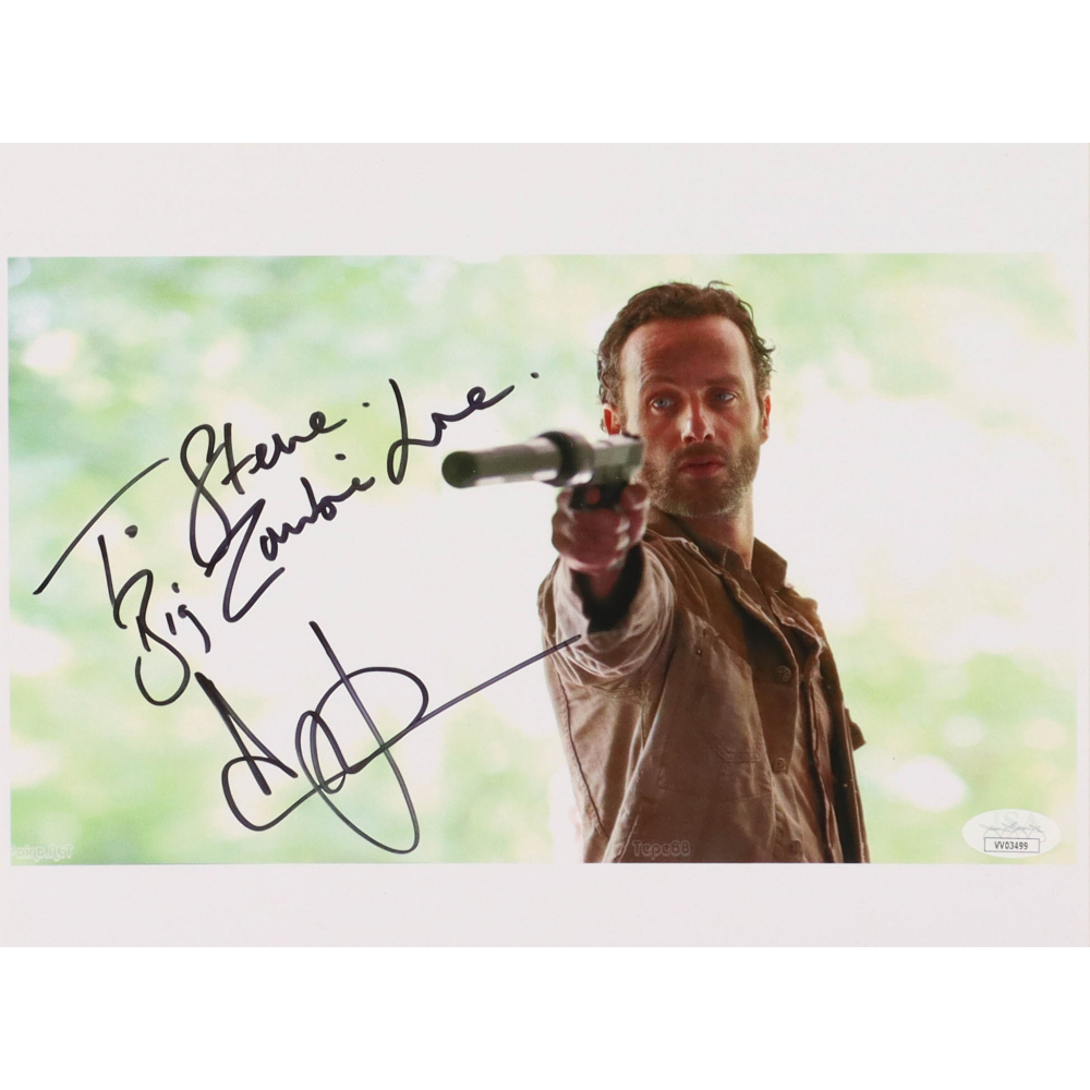 Andrew Lincoln Signed "The Walking Dead" 8x10 Photo Inscribed "Big ...