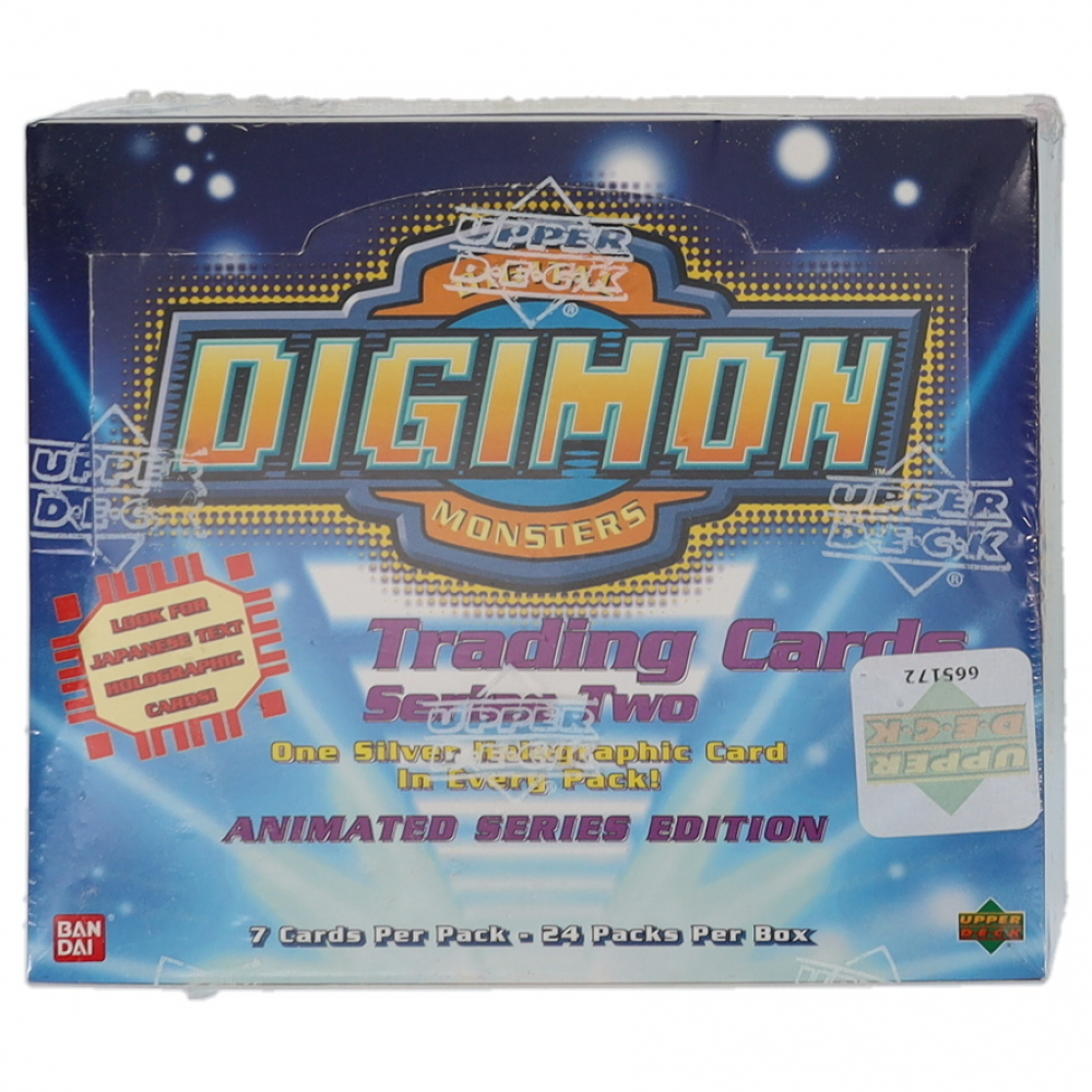 2000 Digimon Series Two Animates Series Edition Upper Deck Card Box ...