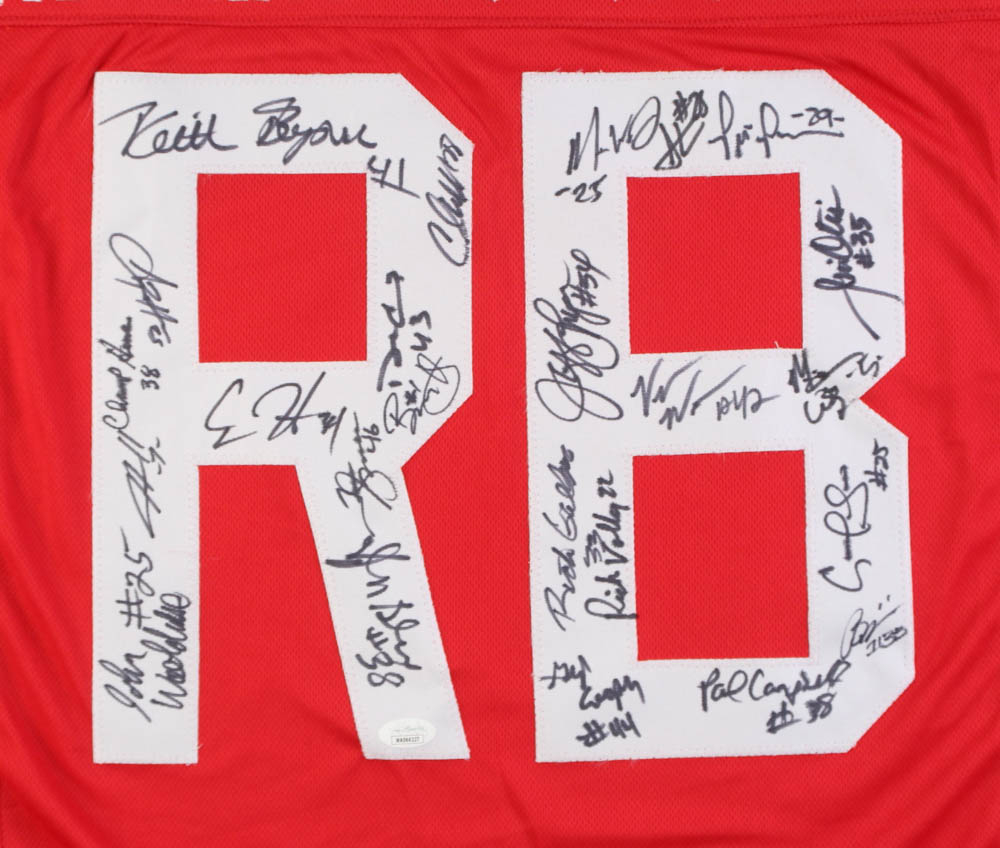 "Running Backs of The Shoe" Jersey Signed by (23) with Tim Spencer ...