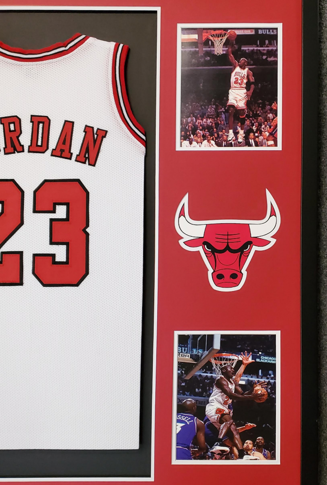 Michael Jordan Custom Framed Jersey Display | Pristine Auction
