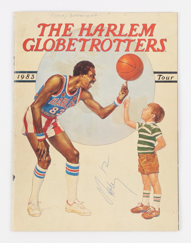 Billy Ray Hobley Signed "The Harlem Globetrotters" Softcover Book (JSA ...