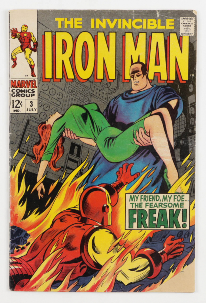 1968 "Iron Man" Issue #3 Marvel Comic Book | Pristine Auction