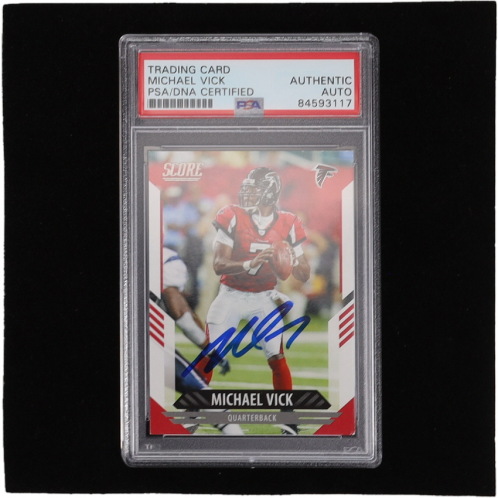 Michael Vick Signed 2021 Score #195 (PSA) | Pristine Auction