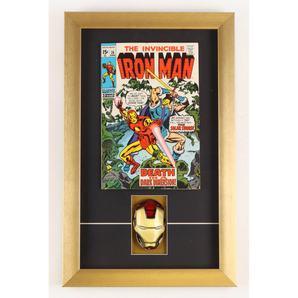 Vintage 1970 "Iron Man" Issue #26 Marvel Custom Framed Comic Book ...