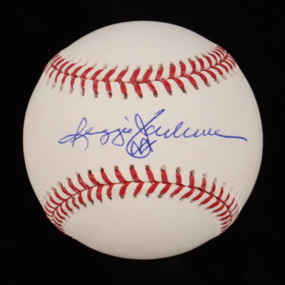 Reggie Jackson Signed OML Baseball with Display Case (PSA) | Pristine ...