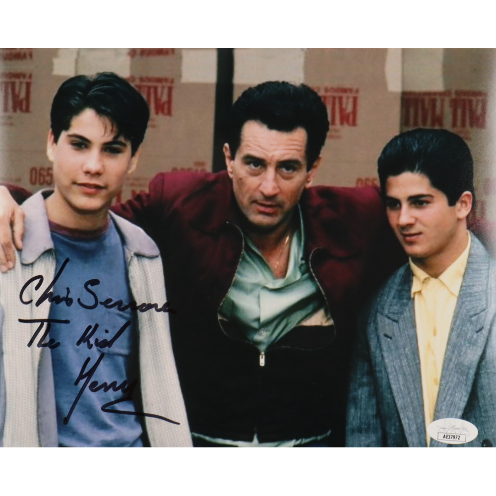 Christopher Serrone Signed "Goodfellas" 8x10 Photo Inscribed "The Kid ...