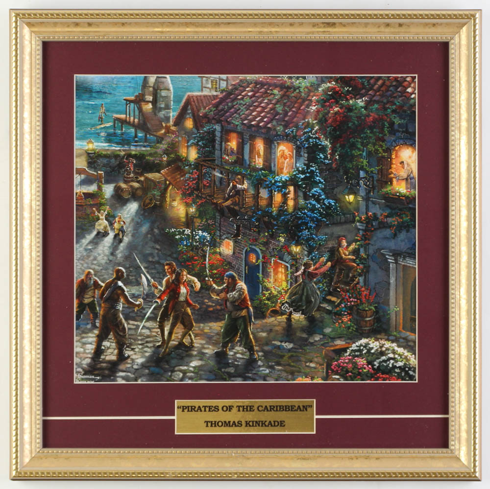 Thomas Kinkade "Pirates of the Caribbean" Custom Framed Print ...