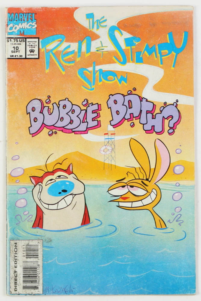 1993 "The Ren & Stimpy Show" Issue #10 Marvel Comic Book | Pristine Auction