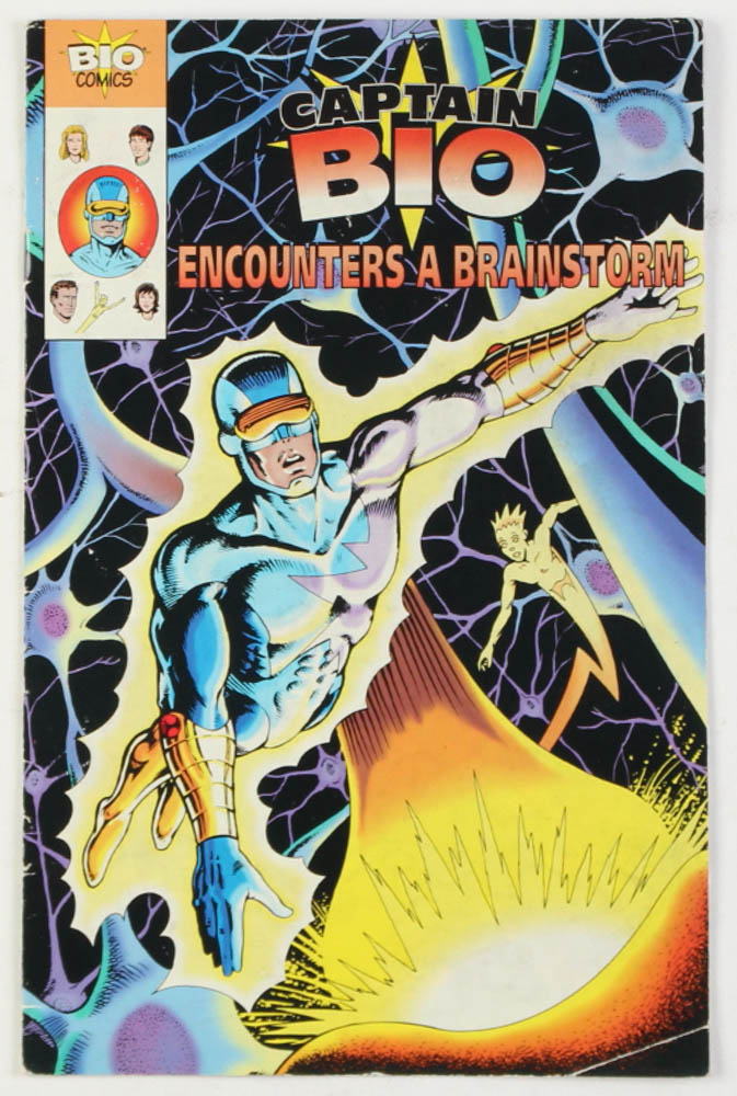 1994 "Captain Bio Encounters A Brainstorm" Issue #nn Bio Comics Comic ...