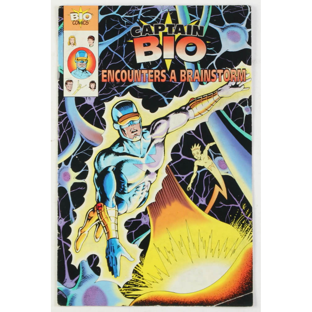 1994 "Captain Bio Encounters A Brainstorm" Issue #nn Bio Comics Comic ...