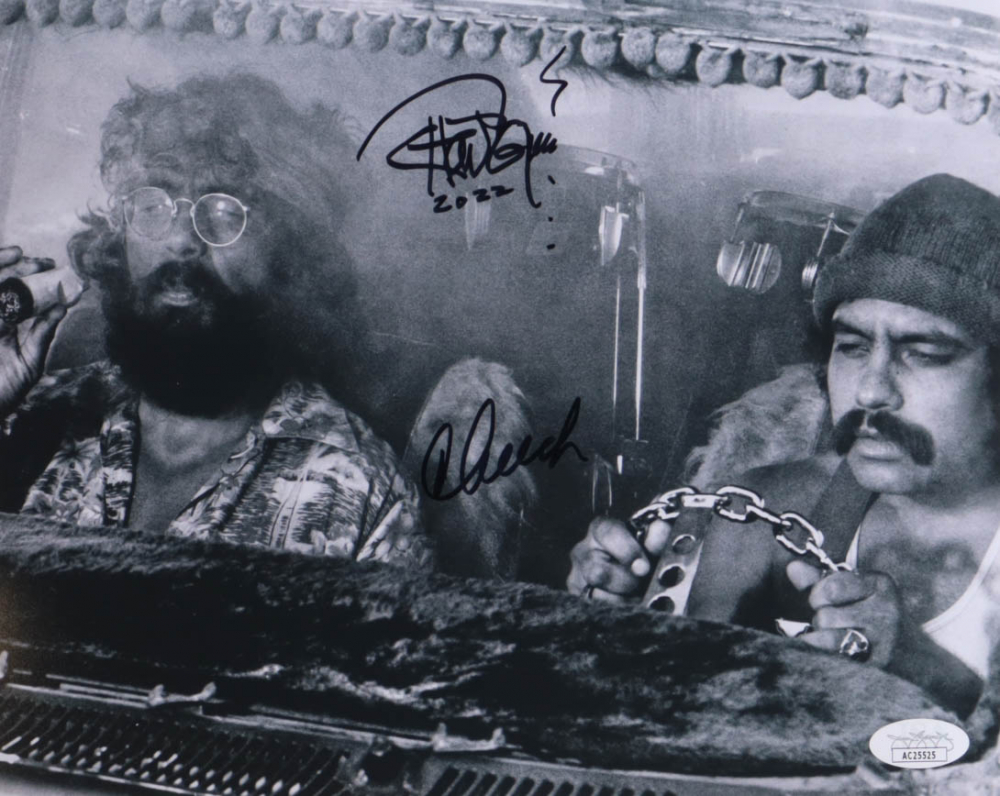 Cheech Marin & Tommy Chong Signed "Up in Smoke" 8x10 Photo Inscribed ...