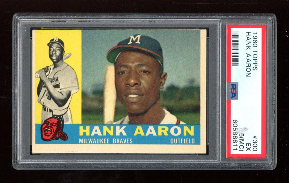 Hank Aaron 1960 Topps #300 (PSA 5) (MC) | Pristine Auction