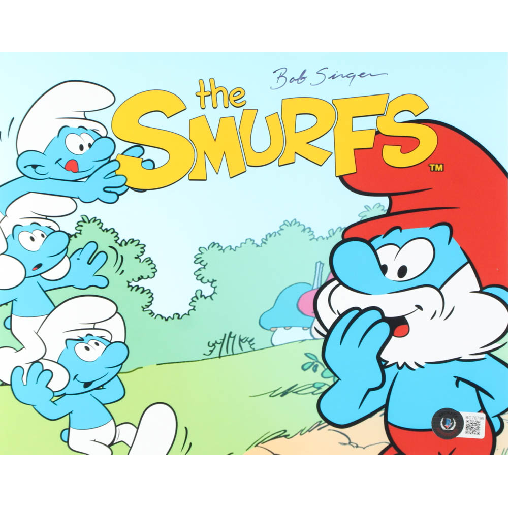 Bob Singer Signed "The Smurfs" 8x10 Photo (Beckett) | Pristine Auction