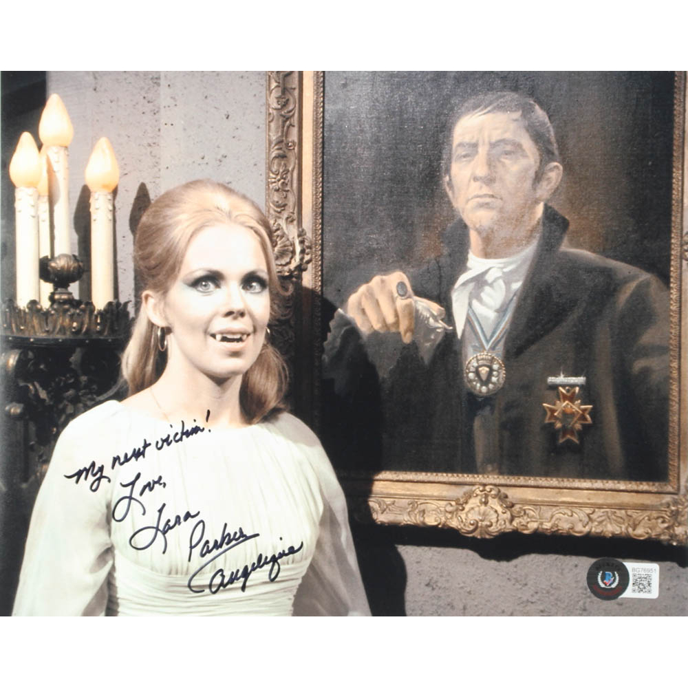 Lara Parker Signed "Dark Shadows" 8x10 Photo Inscribed "My Next Victim ...