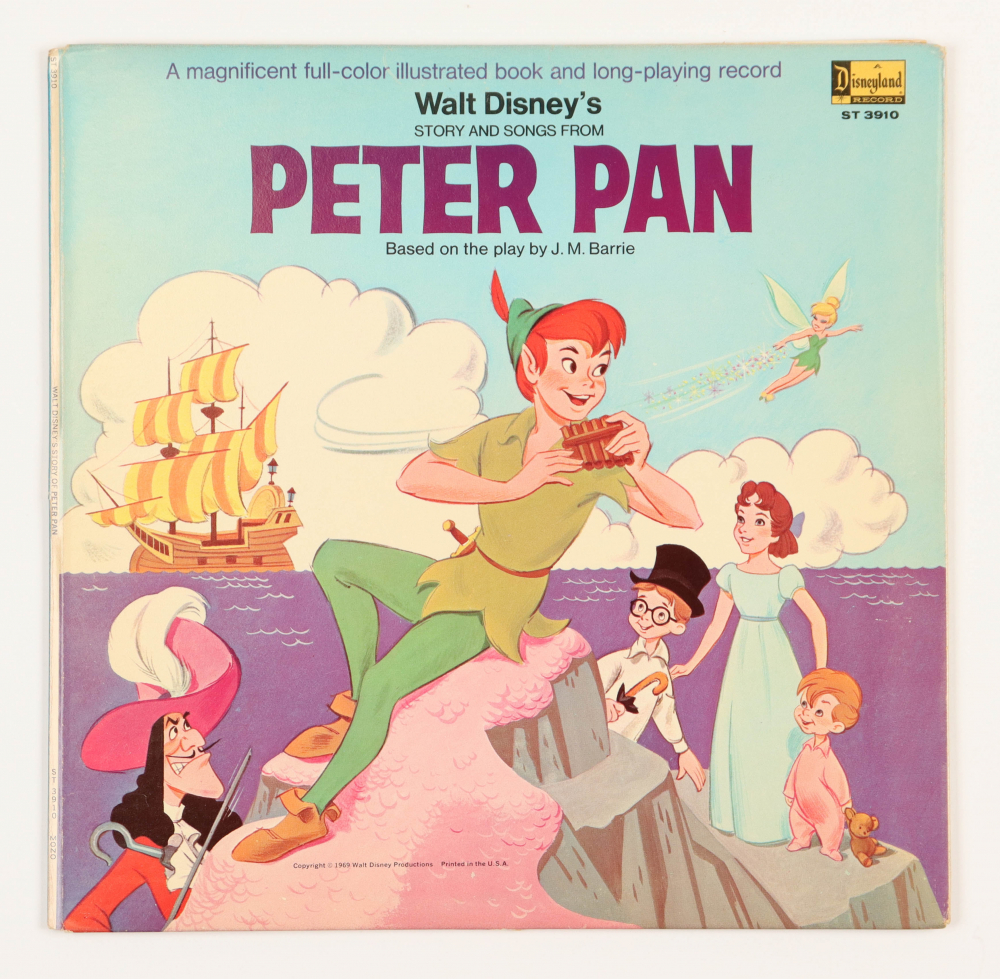 1969 Walt Disney "Peter Pan" Vinyl Record Album | Pristine Auction