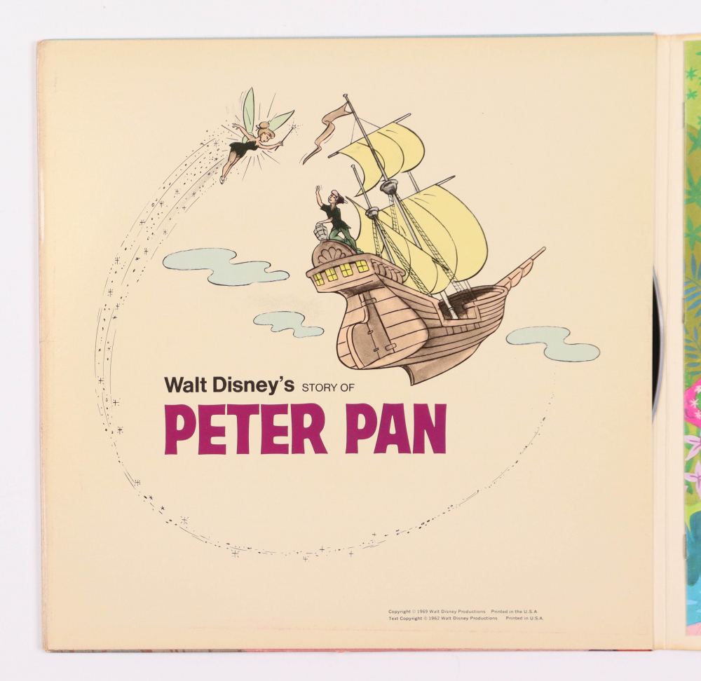 1969 Walt Disney "Peter Pan" Vinyl Record Album | Pristine Auction