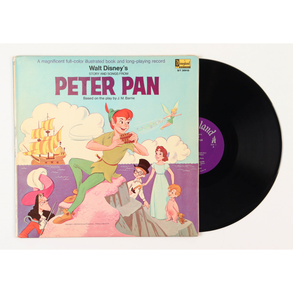 1969 Walt Disney "Peter Pan" Vinyl Record Album | Pristine Auction