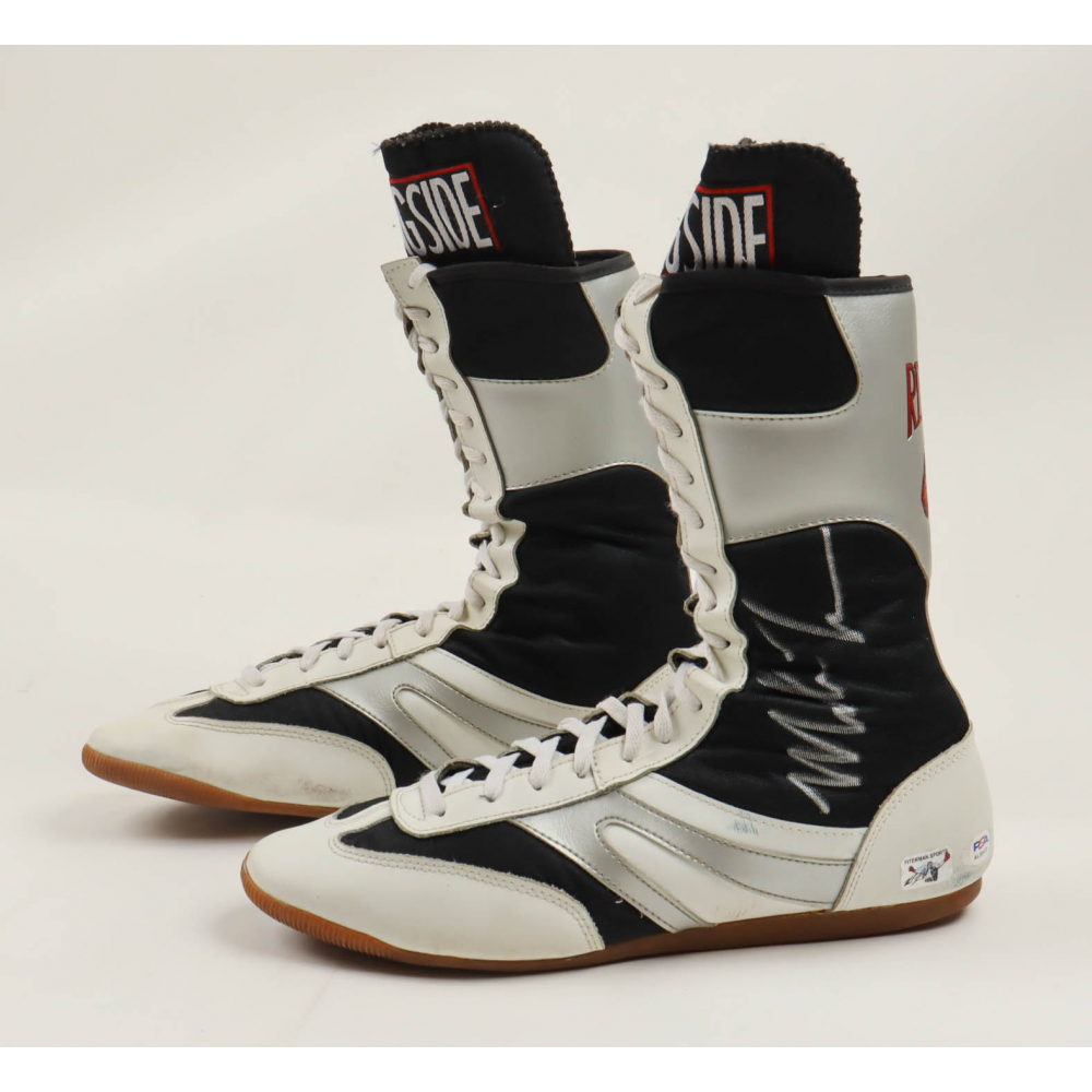 Mike Tyson Signed Ringside Boxing Boot (PSA & Tyson) | Pristine Auction