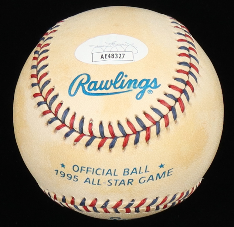 Cal Ripken Jr. Signed 1995 All-Star Game Logo Baseball with Display ...