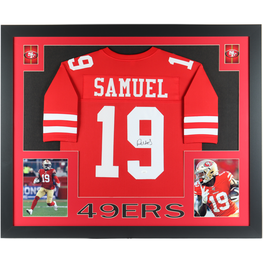 Deebo Samuel Signed Custom Framed Jersey Display (JSA) | Pristine Auction