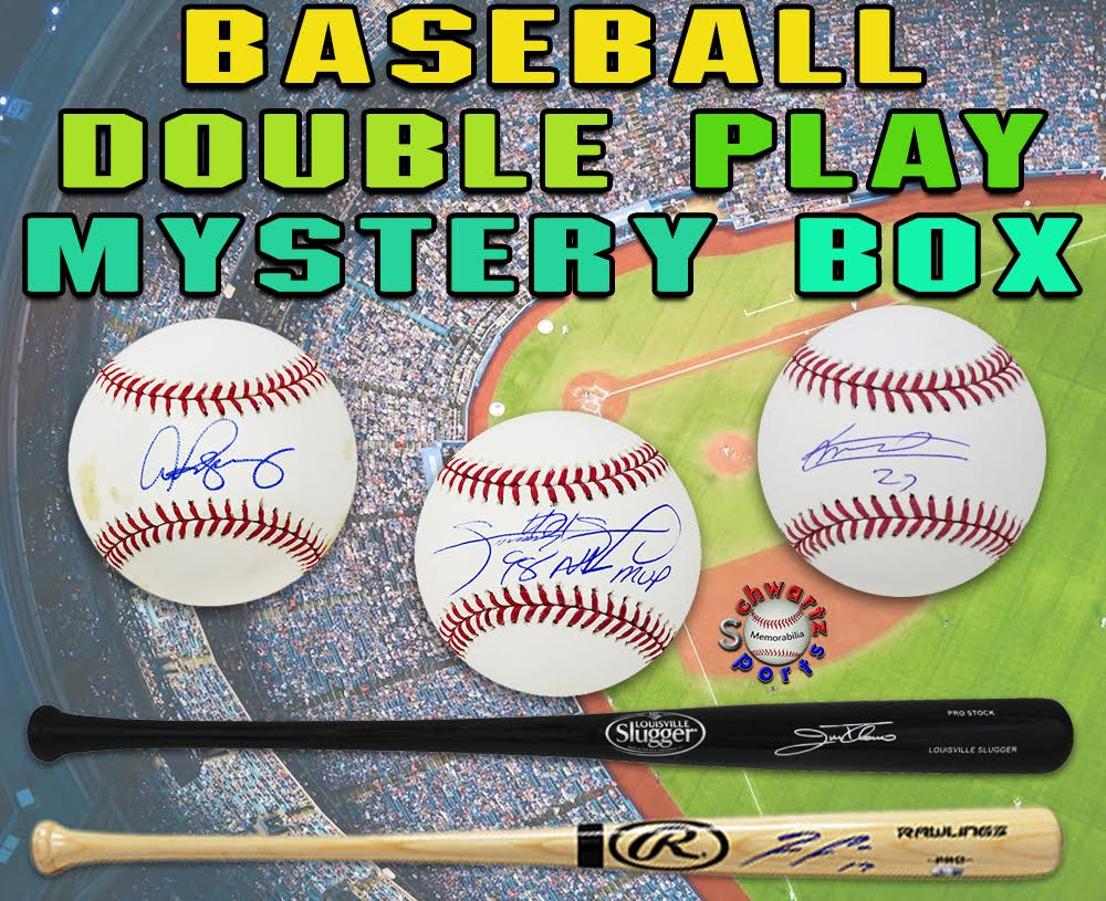 Schwartz Sports - Baseball DOUBLE PLAY Signed Mystery Box - Series 7 ...