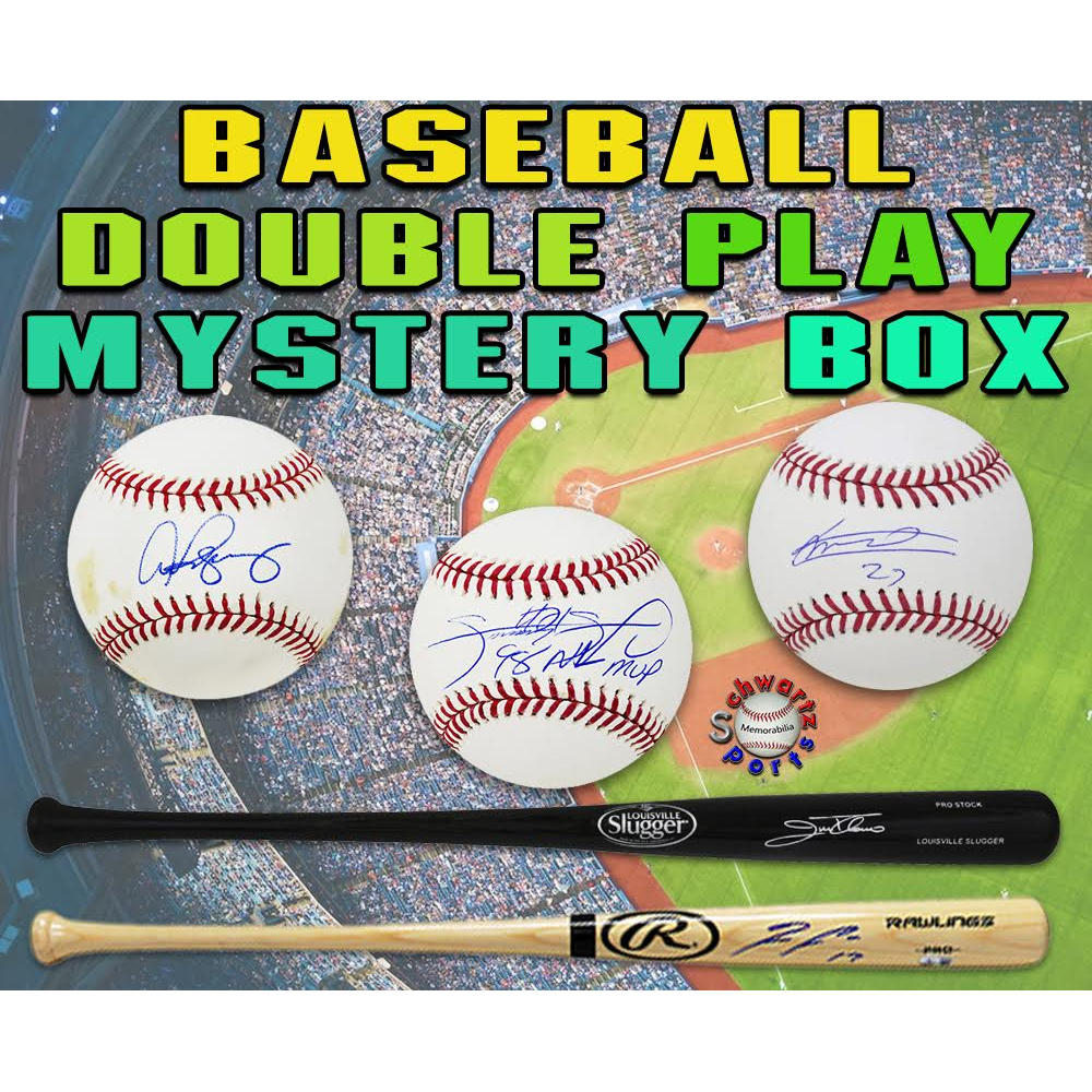 Schwartz Sports - Baseball DOUBLE PLAY Signed Mystery Box - Series 7 ...