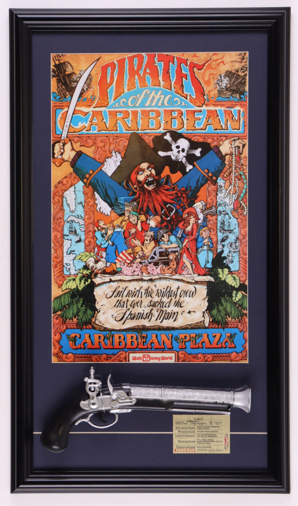 Walt Disney's "Pirates of the Caribbean" Custom Framed Print Display ...