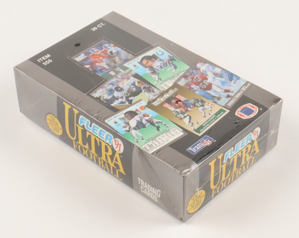 1991 Fleer Ultra Football Hobby Box of (36) Packs | Pristine Auction