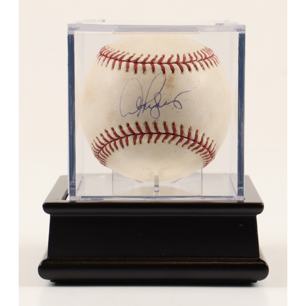 Alex Rodriguez Signed Game-Used OML Baseball with Display Case (Steiner & MLB) | Pristine Auction