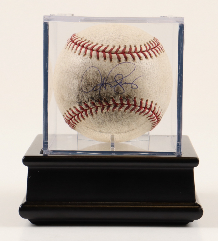 Alex Rodriguez Signed Game-Used OML Baseball with Display Case (Steiner & MLB) | Pristine Auction
