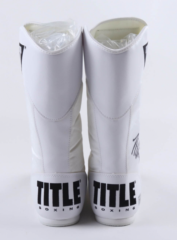Mike Tyson Signed Title Pro Boxing Boot (PSA & Tyson) | Pristine Auction