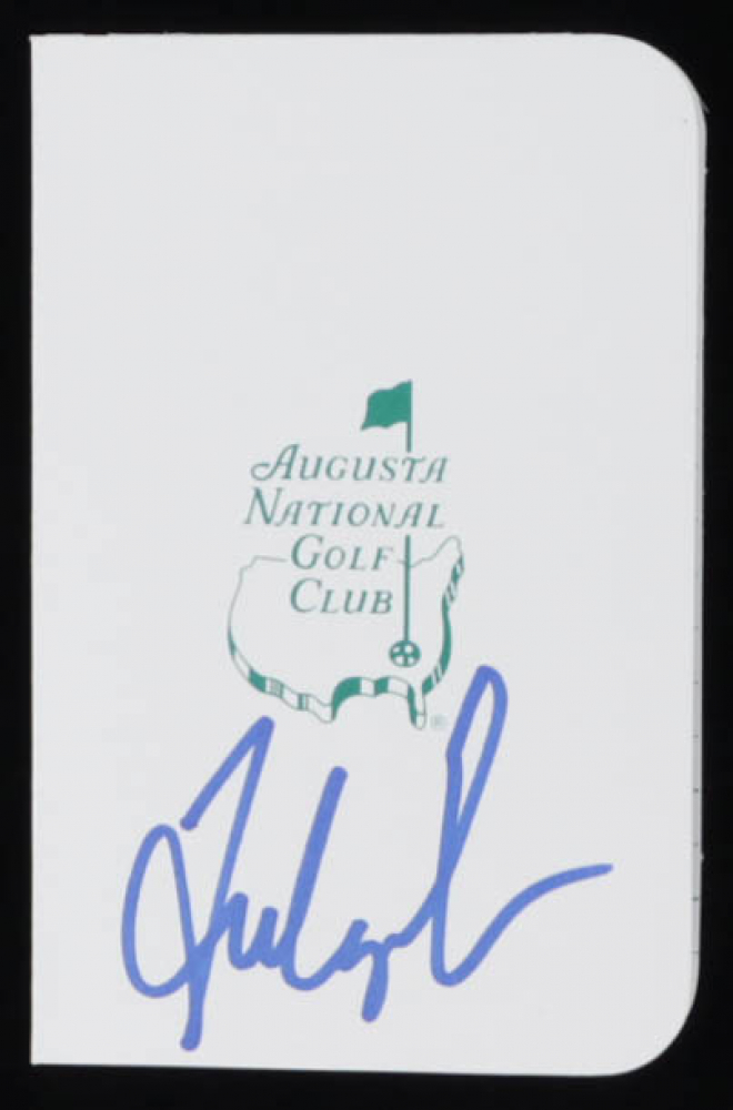 Fred Couples Signed Augusta National Golf Club Score Card (JSA ...