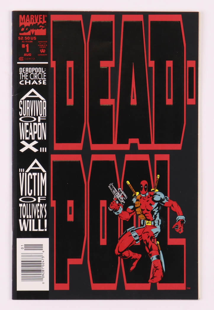 1993 "Deadpool: Circle Chase" Issue #1B Marvel Comic Book | Pristine ...