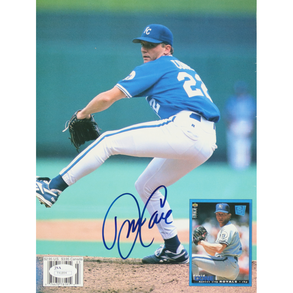 David Cone Signed Royals 8x10 Photo (Palm Beach) | Pristine Auction