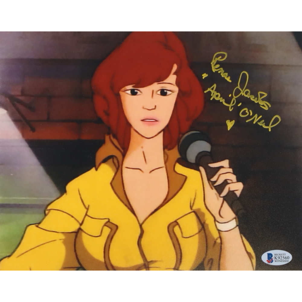 Renae Jacobs Signed "Teenage Mutant Ninja Turtles" 8x10 Photo Inscribed ...