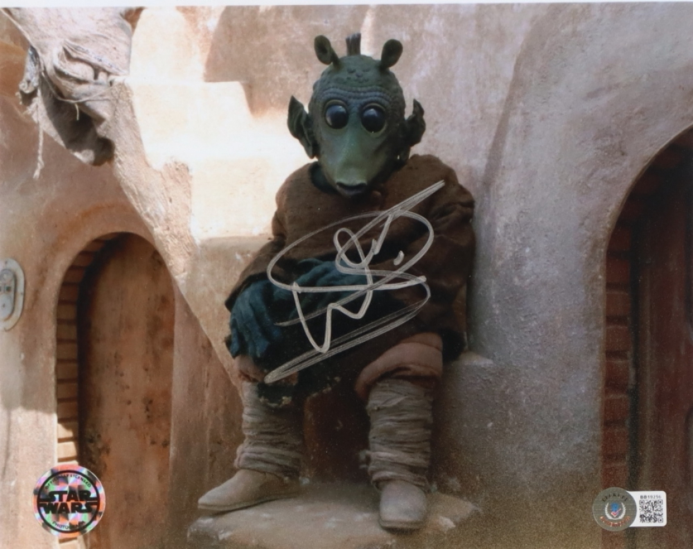 Warwick Davis Signed "Star Wars: The Phantom Menace" 8x10 Photo ...