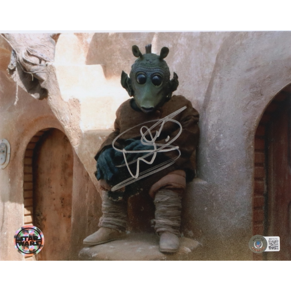 Warwick Davis Signed "Star Wars: The Phantom Menace" 8x10 Photo ...