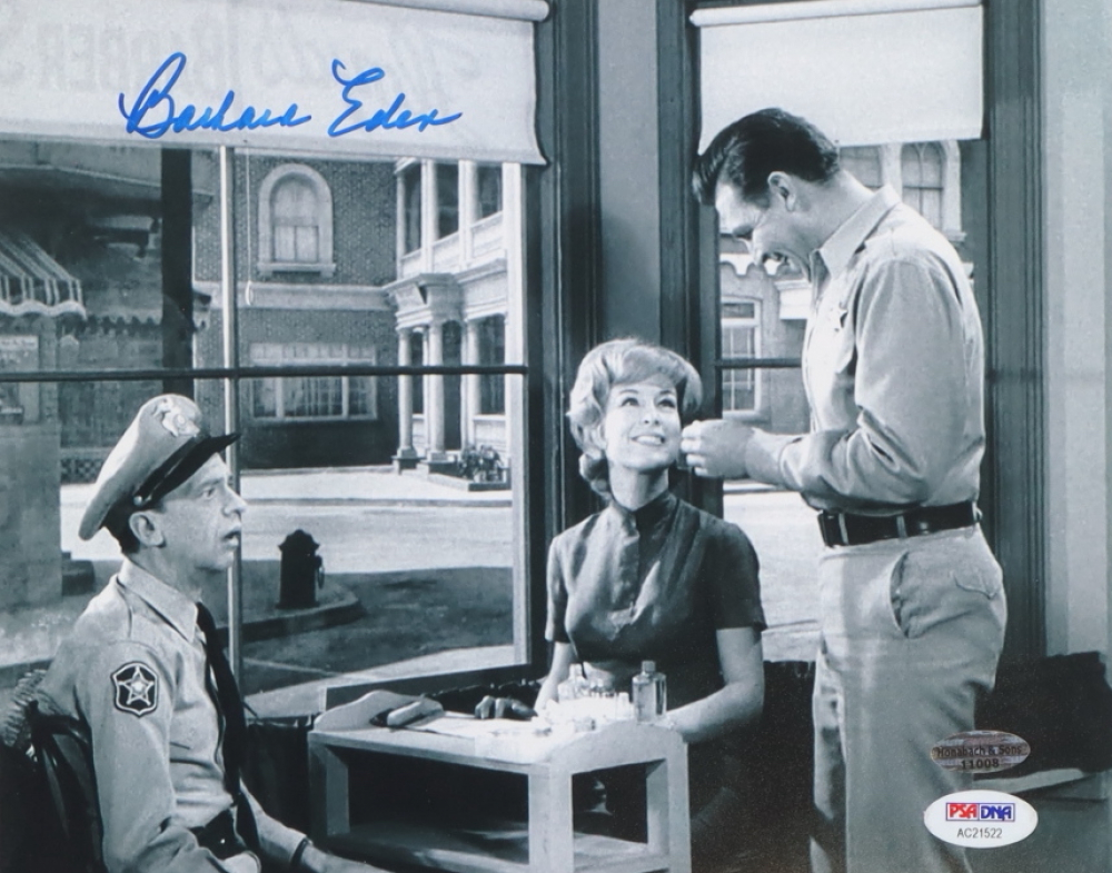 Barbara Eden Signed "The Andy Griffith Show" 8x10 Photo (PSA ...