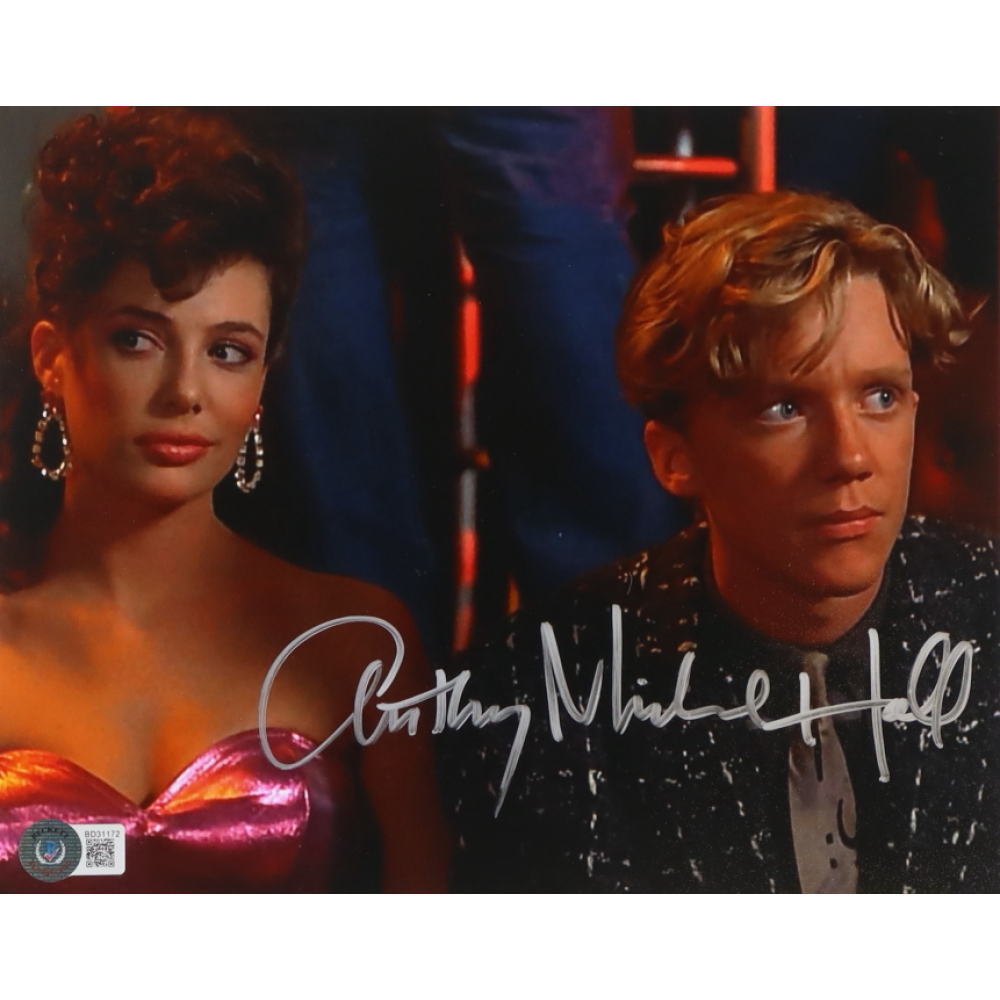 Anthony Michael Hall Signed "Weird Science" 8x10 Photo (Beckett ...